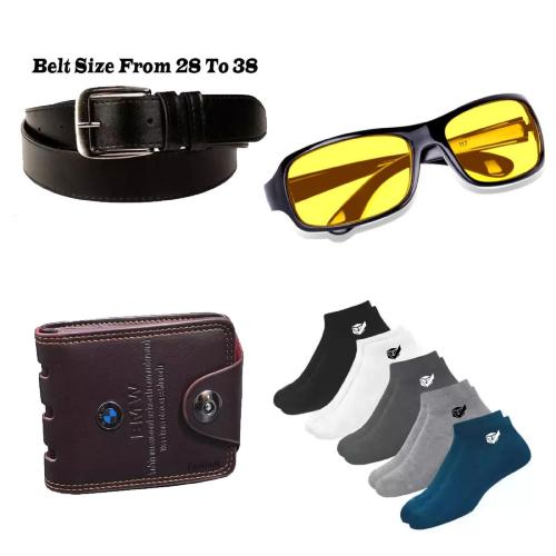 Buy Davidson Designer Leather Belts wallet sunglass and socks for Boys and Men Online at Best ...