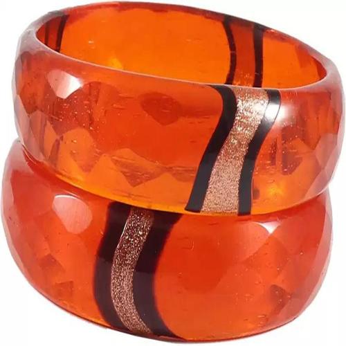 Buy Dreamy Designs Glass Kada (Pack of 2) - 2.3 Online at Best Prices ...