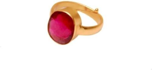 Buy Aurra Stores Ruby/Manik Ring Certified Panchdhatu Birthstone/Astrology/Rashi Ratan Online at ...
