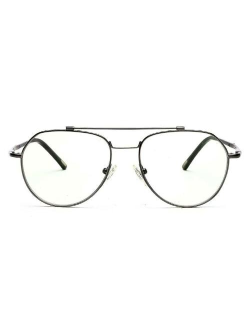 Buy SPEKSEE Blue Ray Protection Grey Aviator Cool Computer Eyeglasses For Men Online at Best ...