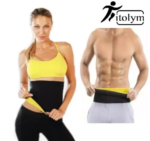 Buy FITOLYM Unisex Hot Body Shaper Neoprene Slimming Belt Tummy Control ...