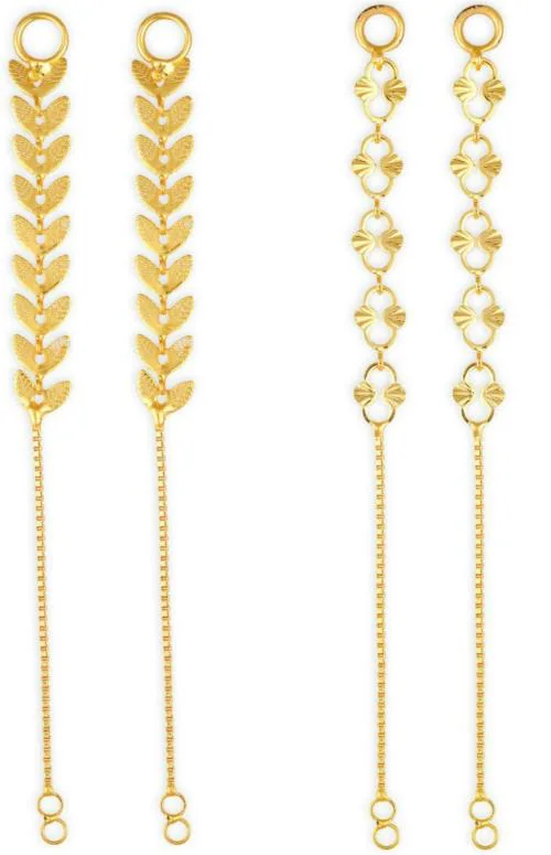 Buy Vighnaharta Alloy Ear Thread For Women And Girls (Pair Of 2) Online ...