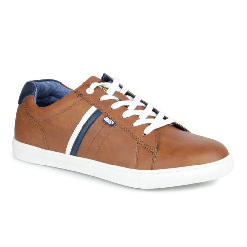 Buy ID Men's Tan Lace-Up Casual Sneakers Online at Best Prices in India ...