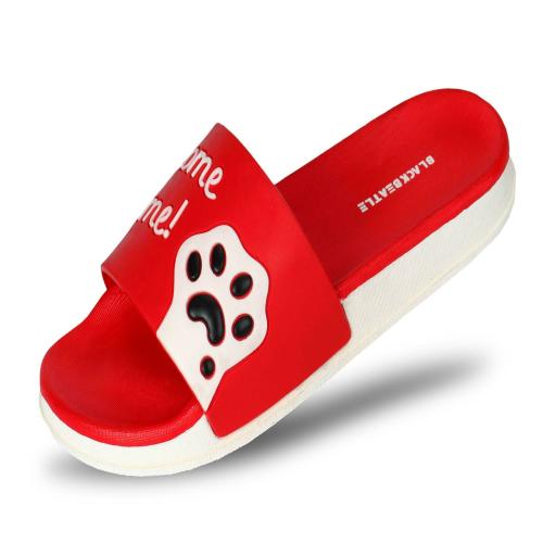 Buy Blackbeatle Light Red Slides for Women Online at Best Prices in ...