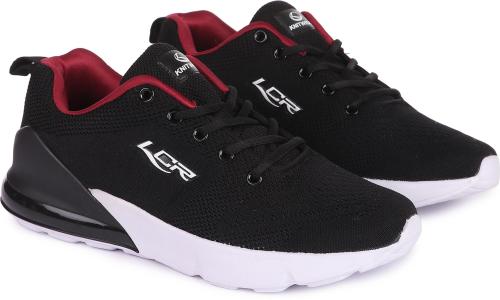 Buy Lancer Men Running Shoes (Black and Maroon) Online at Best Prices ...