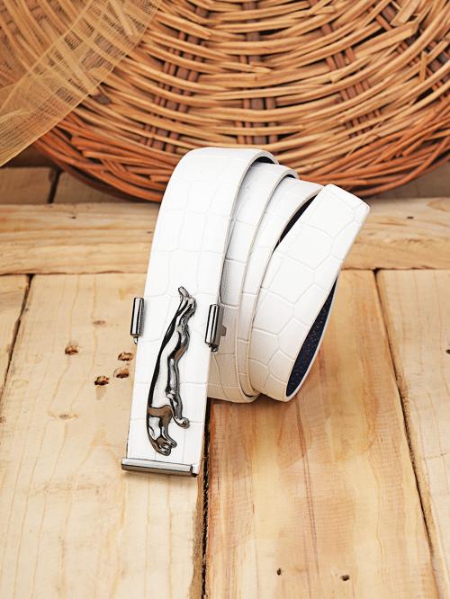 Buy Kastner Stylish Jaguar Push Pin Buckle Belt Online at Best Prices ...