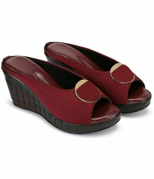 Buy Rimboll Red Wedges for Women Online at Best Prices in India - JioMart.