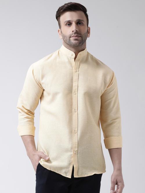 Buy RIAG MEN'S CHINESE COLLAR FULL SLEEVES SHIRT Online at Best Prices in India - JioMart.