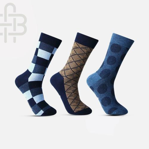 Buy Bonjour Men's Formal Full Length Office Socks - Pack Of 3 Online at ...