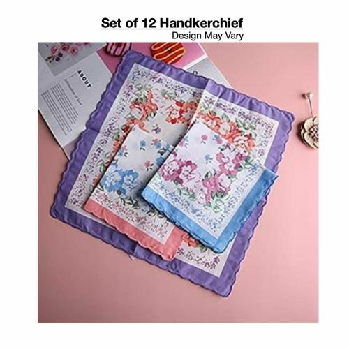 Buy BADLOOK LADIES & GIRLS COTTON HANKY WITH BEAUTIFULL FLOWER PRINT ...