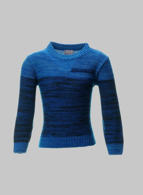 Buy Guapo Boys And Girls Blue Printed Acrylic Blend Sweater Online at ...