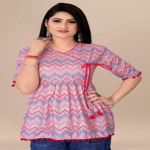 Buy INSANEFUL turquoise , Pink & Peach Printed Tunic Online at Best Prices in India - JioMart.