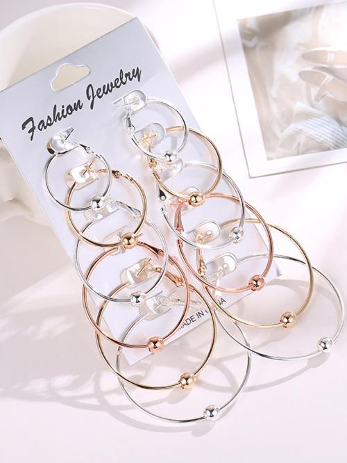 Buy Scintillare by Sukkhi Lavish Gold & Rhodium Plated Hoop Earring ...