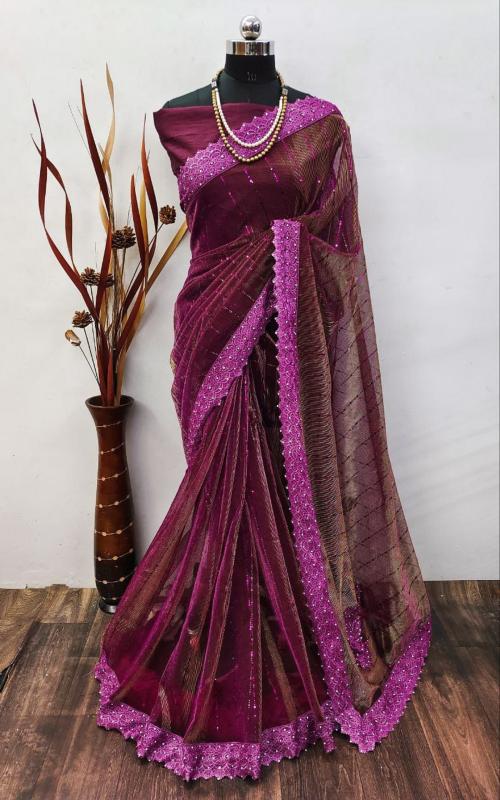 Buy Cashing Fashion Fancy Embroidery & Daimand Work With Cut Work ...