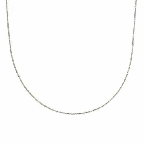 Buy Eloish Sterling Silver Sleek Chain. Pure 925 Classic Thin Silver ...