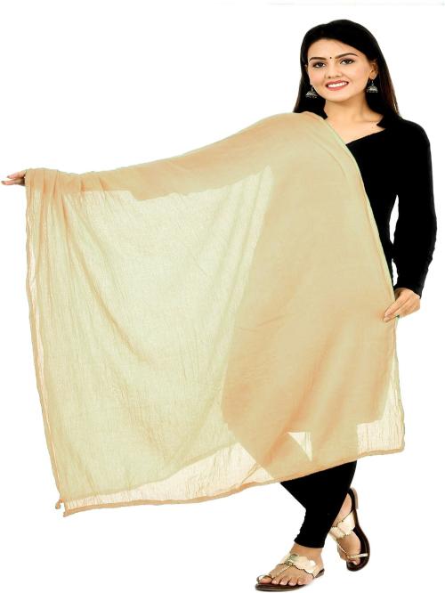 Buy DUPATTA FASHION Chiffon Solid Women Dupatta () Online at Best ...