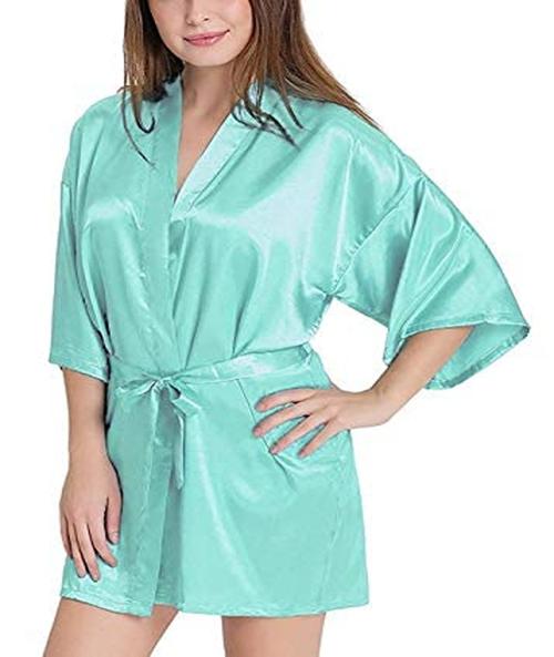 Buy SUJUKA BE YOUR Women Green Pack Of 1 Above Knee Baby Doll Night ...