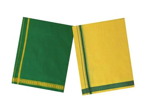 Buy TAVASU Pentex Swamy Colored Cotton Dhoti 02 Meters - Pack of 02 ...