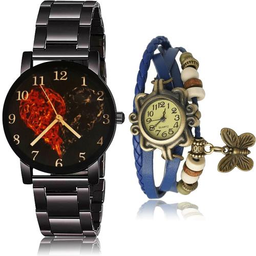 Buy NEUTRON Latest Stylish Heart Love Valentine Chain And Butterfly ...