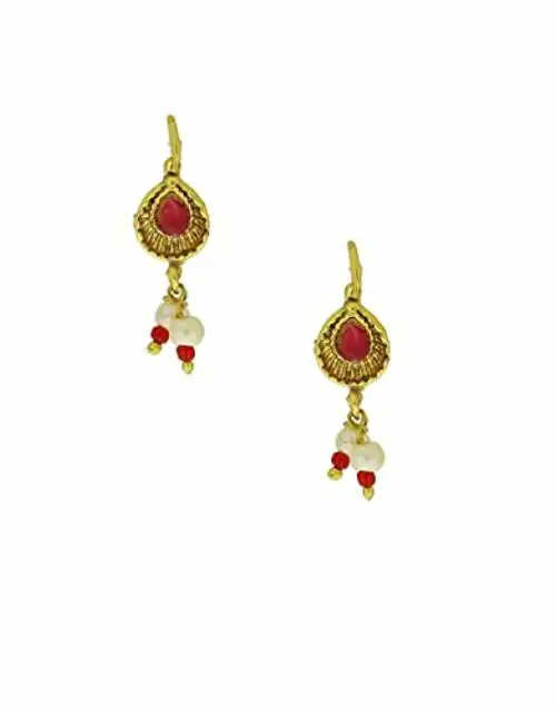 Buy Anuradha Art Jewellery Gold Plated Traditional Clip On Bugadi Earrings (Women) Online at ...