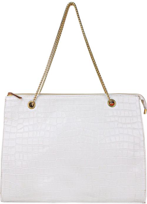 Buy Aliza White Pu For Handbags & Clutches Online at Best Prices in ...