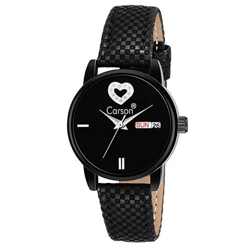 Buy Carson Analogue All Black Dial Girl's Watch - CR-8022 Online at ...