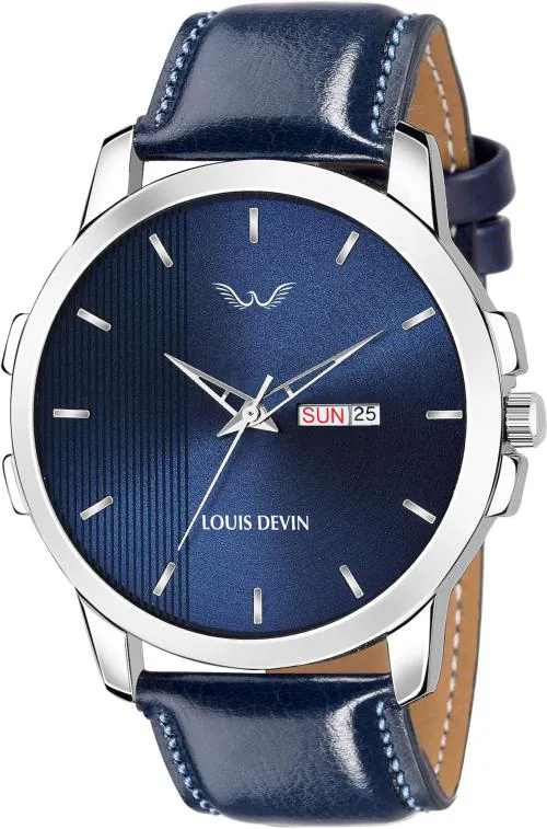 Buy Louis Devin Analog Blue Watch For Men (Ld-Wt080-Blu) Online at Best ...