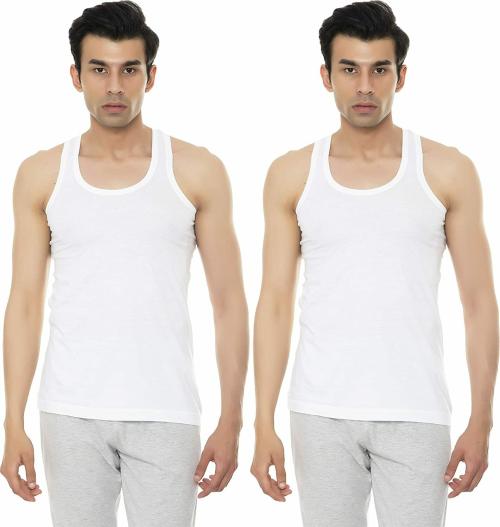 Buy VIP Bonus Vest Pack of 2 100 % Cotton For Men Online at Best Prices ...