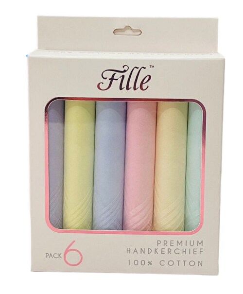 Buy FILLE Women's Handkerchief 100% Pure Cotton Handkerchief | Hanky ...