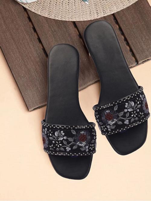 Buy Gulmeren Women Flats Fashion Slippers Stylish Model Flat Casual ...