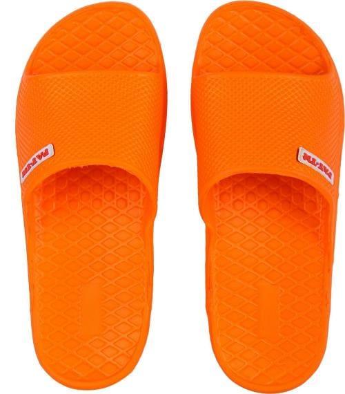 Buy Monoction Men's Orange Flip-Flops Online at Best Prices in India ...