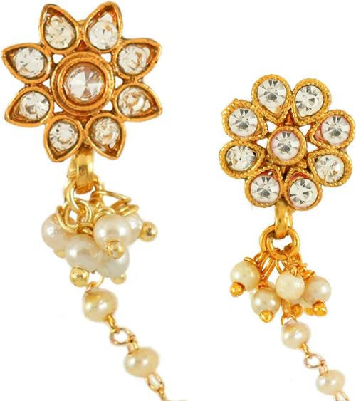 Buy GJ, Gemron Jewel Crystal, Pearl Gold-plated, Copper Plated Copper ...