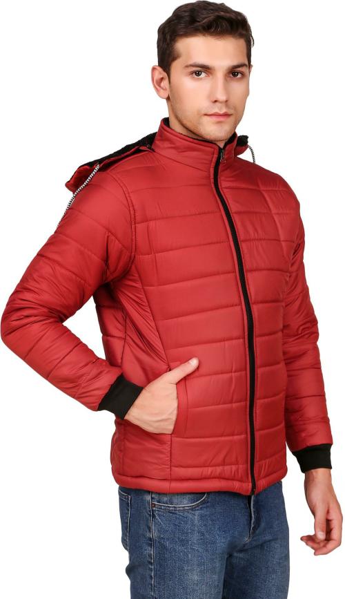 Buy Christy World Men Maroon Casual Jacket Online at Best Prices in ...