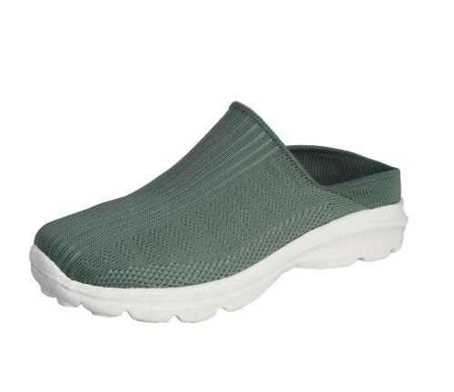 Buy Zappy Women Closed Round Toe Backless Comfortable Knitted Mules ...