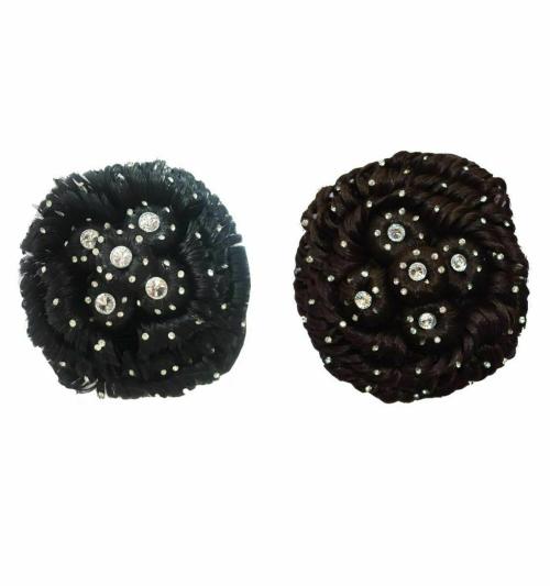 Buy GADINFASHION Brown Womens Decorative Stone Design Juda Extension ...