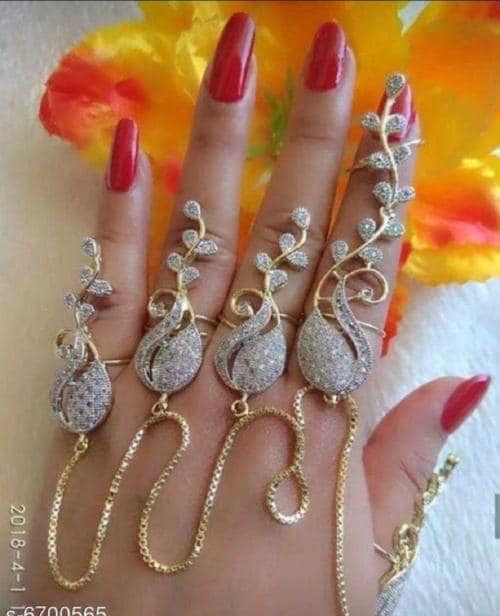 Buy Tiyara Shimmering Chunky Rings Online at Best Prices in India ...
