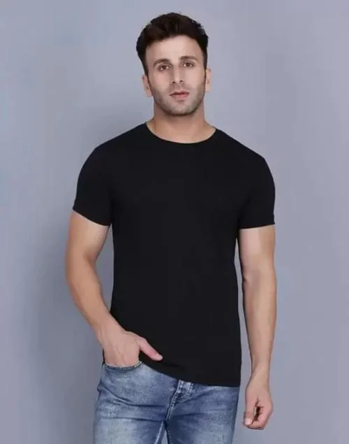 Buy Flexica Men Black Polyester T-Shirt Online at Best Prices in India - JioMart.