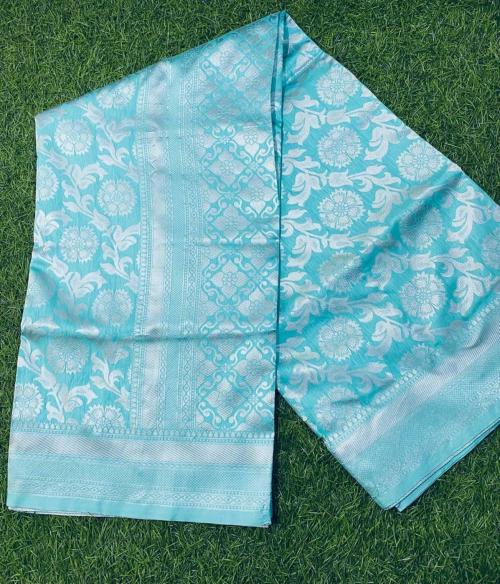 Buy Prajval Women White Woven Jacquard and Pure Silk Kanjivaram Saree ...