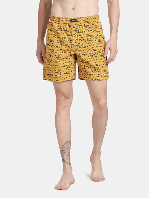 Buy PEPE JEANS LONDON Men's Orange All Over Print 100% Cotton Pack of 1 ...