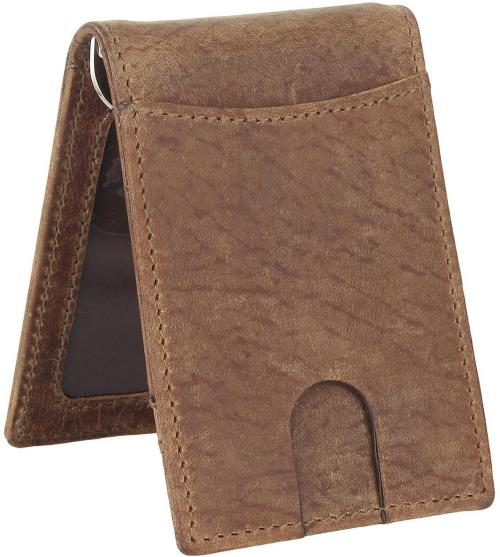 Buy Zaaroon Men Brown Rfid Money Clip Online at Best Prices in India ...