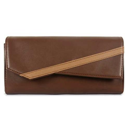 Buy The Clownfish Women Ivana Brown Wallet Sling Bag Online at Best ...