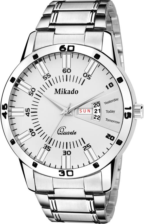 Buy Mikado Analog Silver Watch For Men Online at Best Prices in India ...