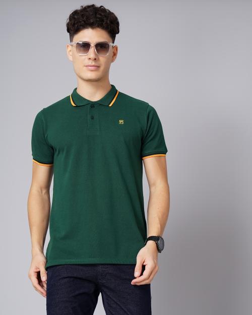 Buy Paul Street Olive Green Polo T-Shirt Online at Best Prices in India - JioMart.