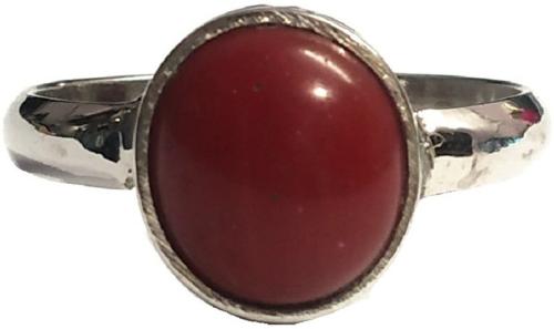 Buy Aurra Stores Moonga Silver plated ring Online at Best Prices in ...