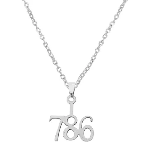 Buy M Men Style Religious God Allah Lucky No. 786 Islamic Jewelry ...