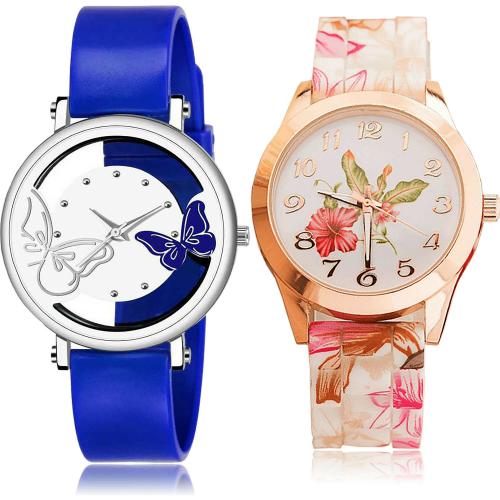 Buy NEUTRON Modern Tread Butterfly And Flower White Colour Analog ...