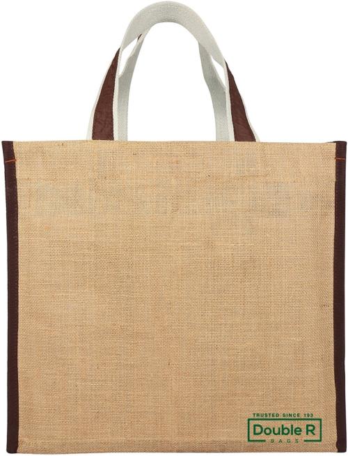 Buy DOUBLE R BAGS DOUBLE R BAGS Waterproof Large Jute Shopping Bags ...