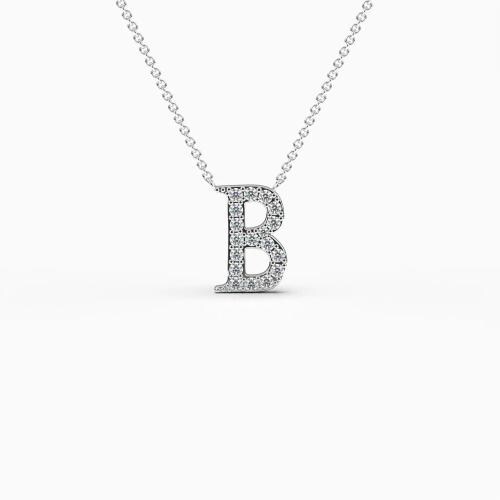 Buy Glacier DIAMONDS & JEWELRY Initial/Alphabet Custom Diamond Pendant ...