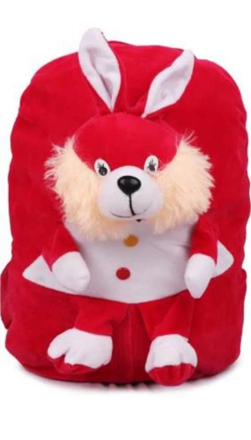 Buy CORRIDOR Bunny Bag Soft Material School Bag For Kids Plush Backpack ...