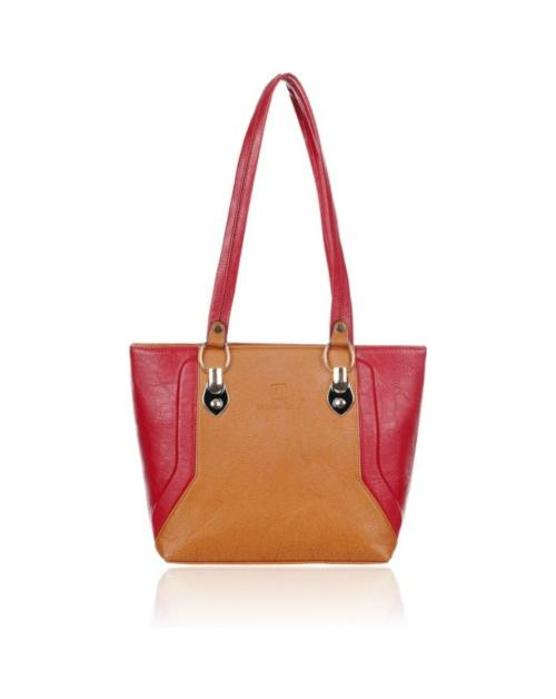 Buy LL LEATHER LAND DESIGNER BAGS Tan Synthetic Leather Handbag Online ...